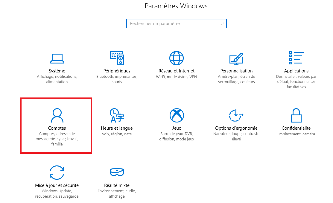 Comment ajouter un autre utilisateur sur un PC Windows 10