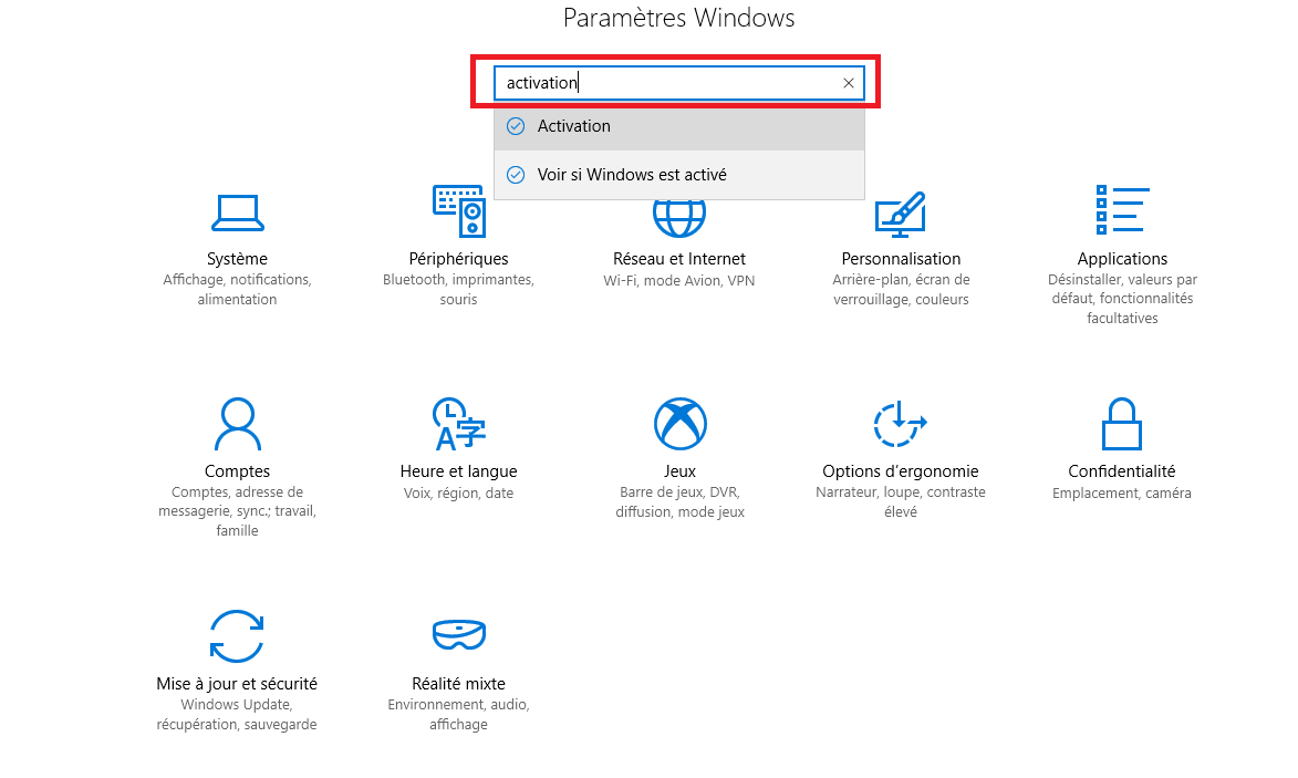 Comment trouver rapidement un paramètre dans l'application Paramètres ...