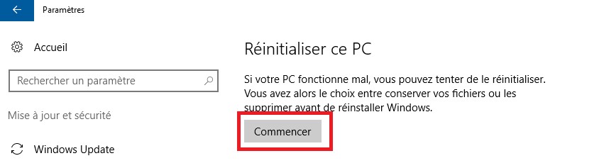 Comment réinitialiser votre PC dans Windows 10