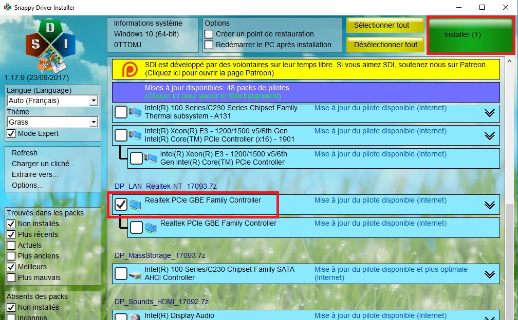Comment mettre vos pilotes à jour gratuitement avec Snappy driver installer