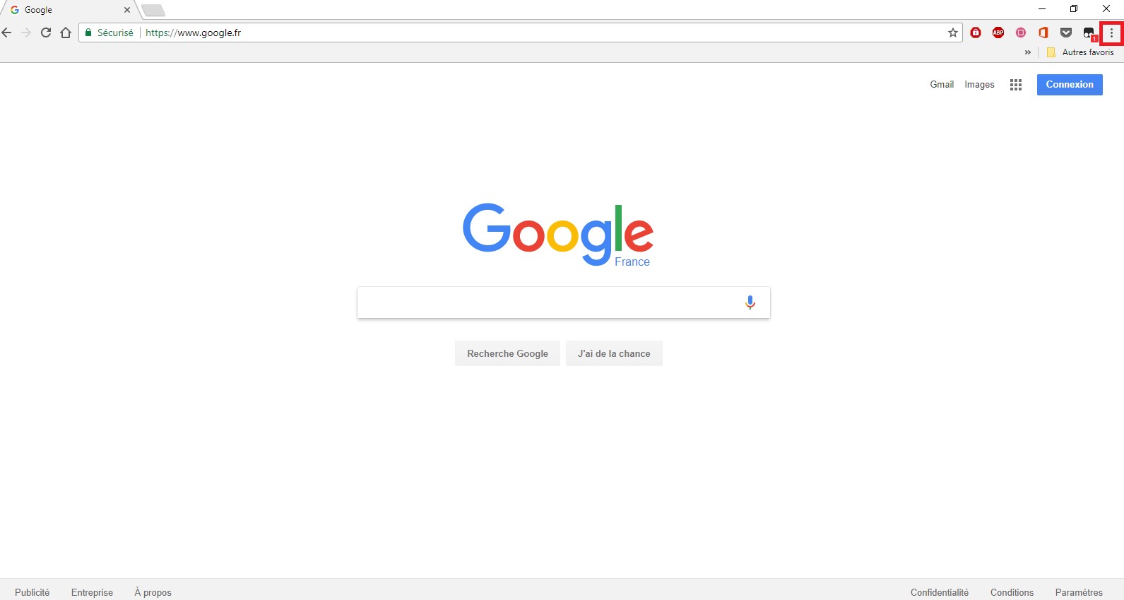 Supprimez votre historique de navigation sur le navigateur Google Chrome