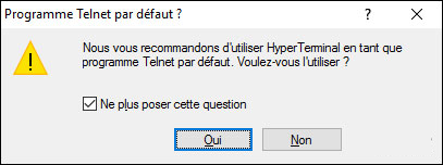 Comment exécuter le programme HyperTerminal sur Windows 10
