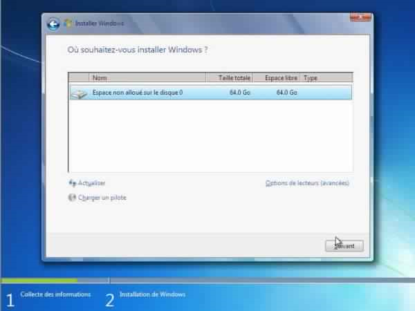 Comment installer Windows 7 sur votre PC